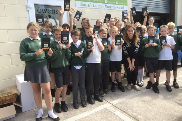School visit from Stoke Fleming Primary School | Owens Coffee Blog ...